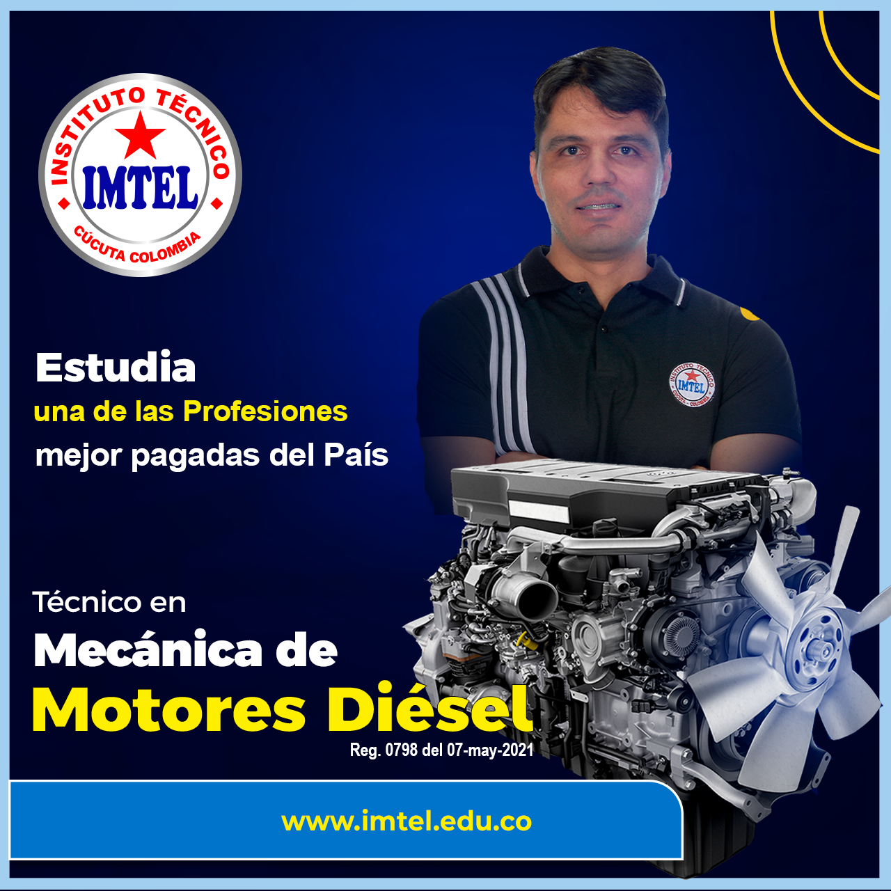 Técnico Laboral en Mecánica de Motores Diésel - Instituto Técnico IMTEL - Programas Técnicos